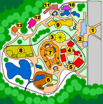 Milwaukee County Zoo Map
